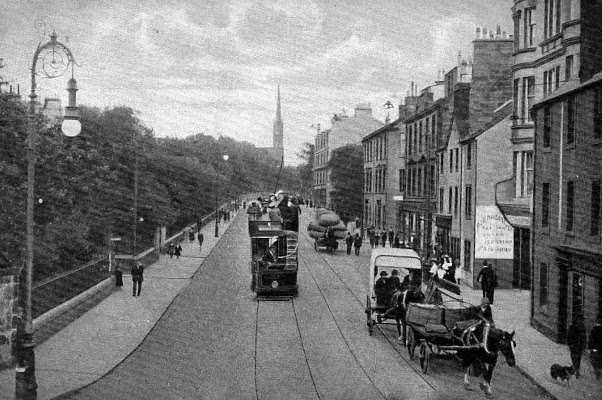 Tour Scotland: Old Photograph Glasgow Road Paisley Scotland