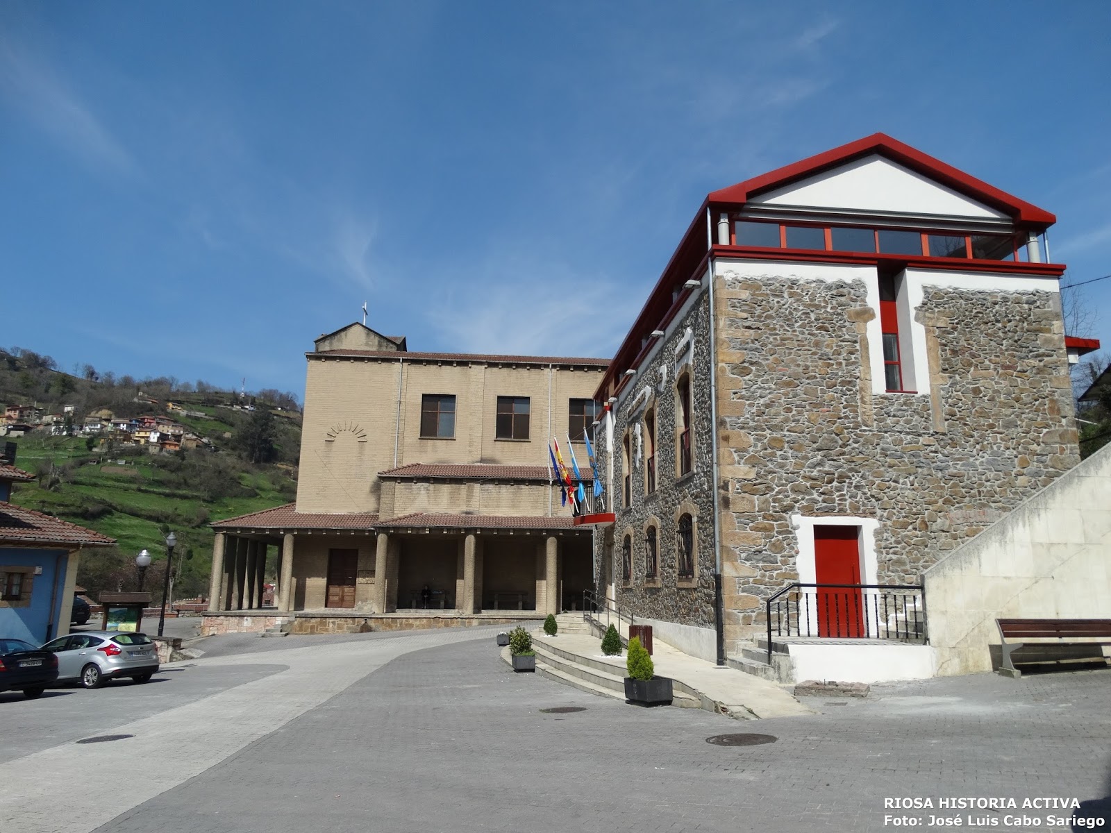 Historia y Patrimonio de Riosa: CASA CONSISTORIAL DE RIOSA