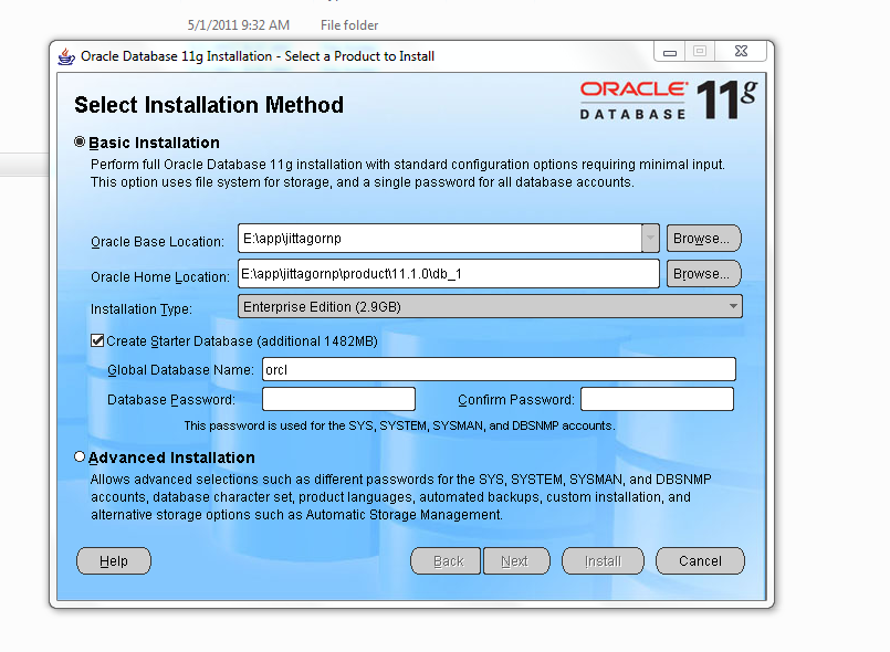 nascent: ติดตั้ง Oracle database 11g R1 (11.1.0.6.0) เพื่อใช้งาน กับ Netbeans IDE 7.0 และ ...