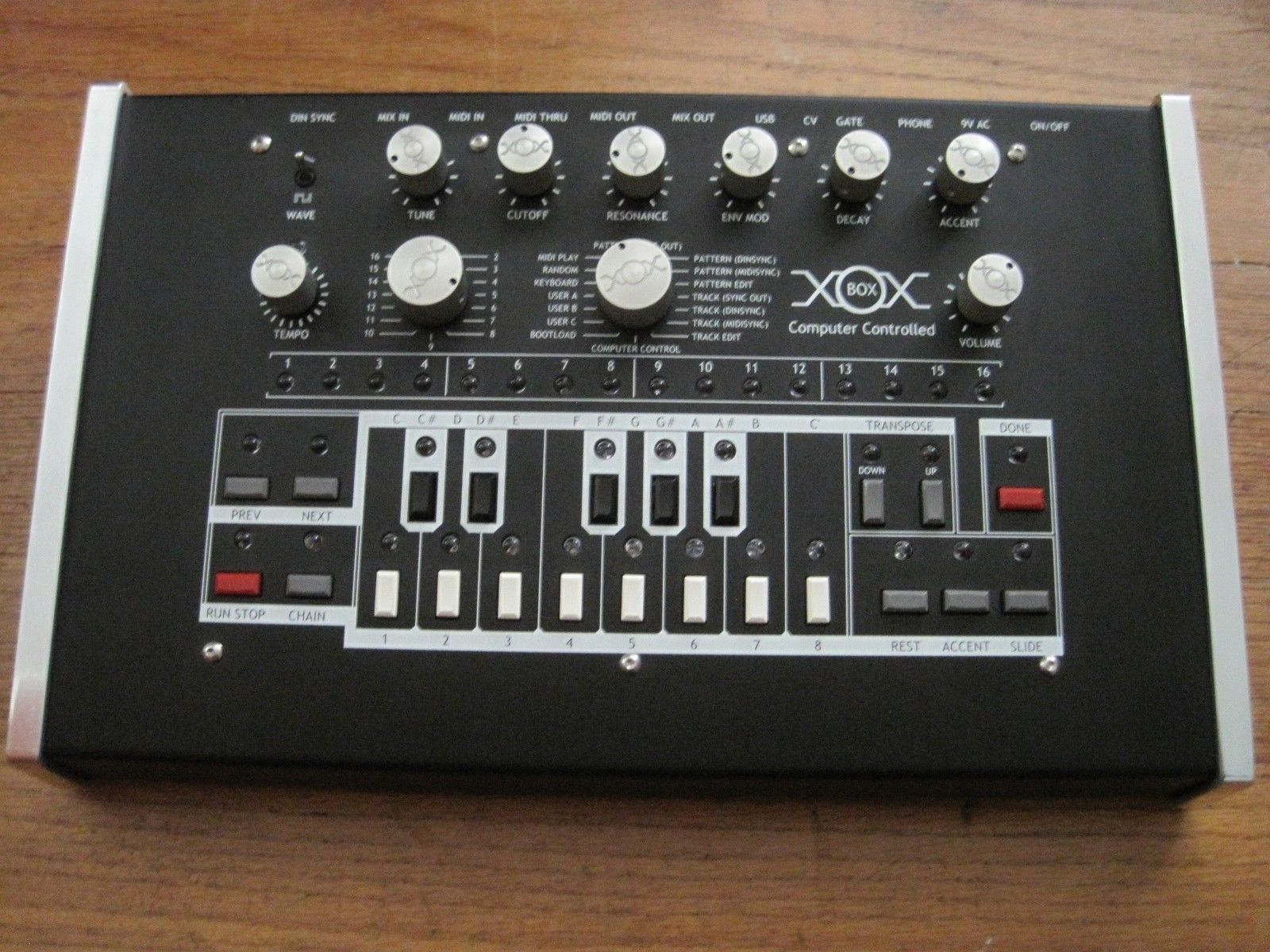MATRIXSYNTH: Custom Limited Edition x0xb0x with xOx Knobs
