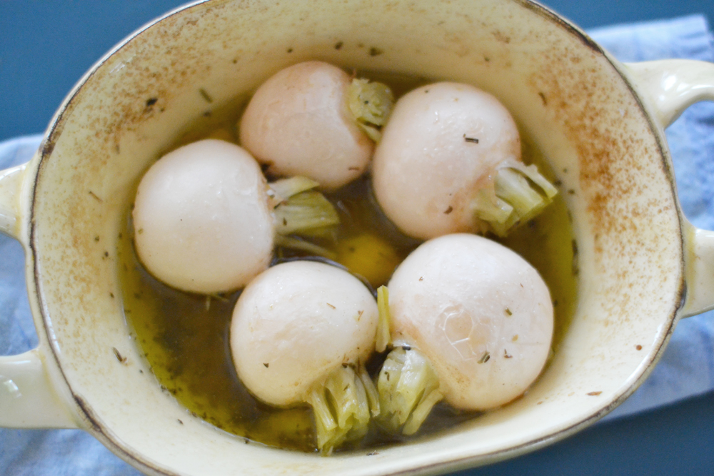 The World in My Kitchen: Braised Turnips with Lemon and Herbes de Provence