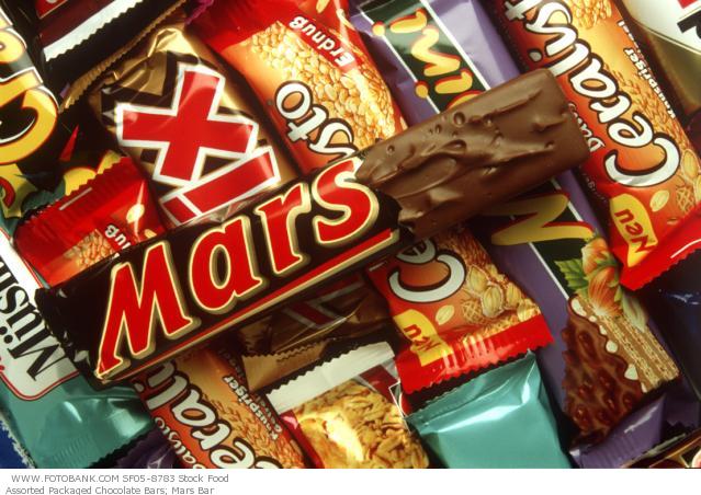 Chocolates: Mars chocolate bars