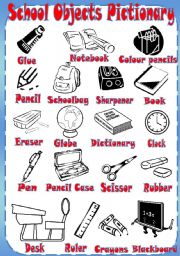 English is fun with Alice: SCHOOL OBJECTS AND EXPRESSIONS
