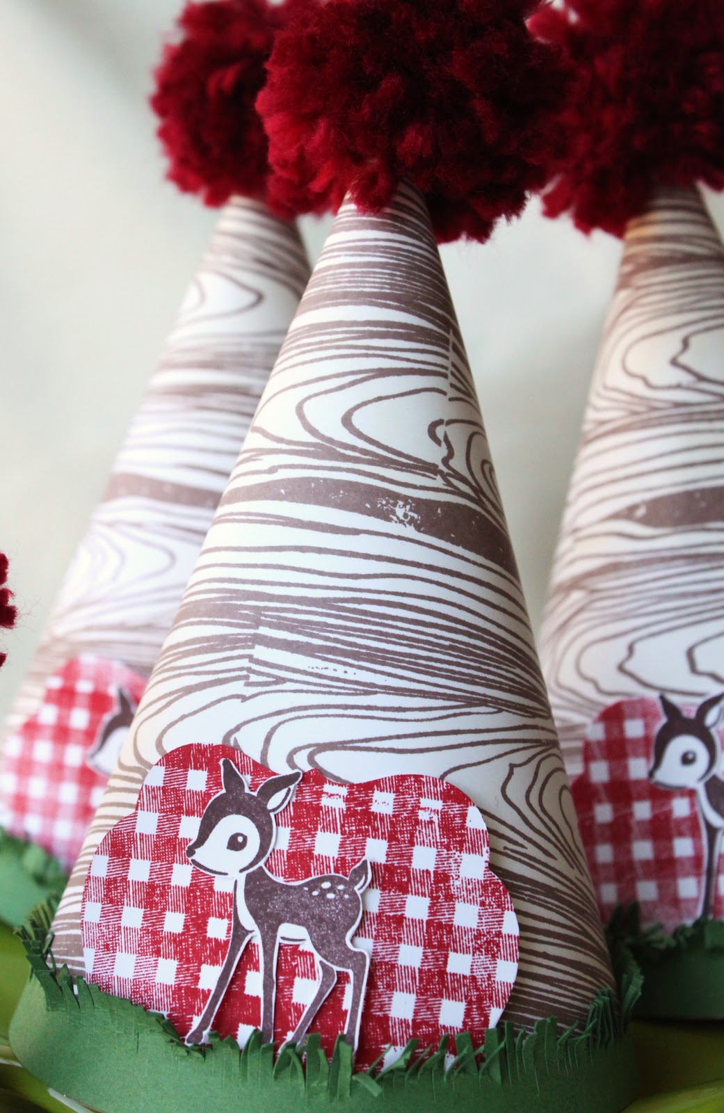 Just ME: woodland party hats