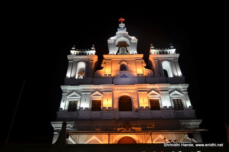 Night Photo- Our Lady of the Immaculate Conception Church, Goa - eNidhi ...