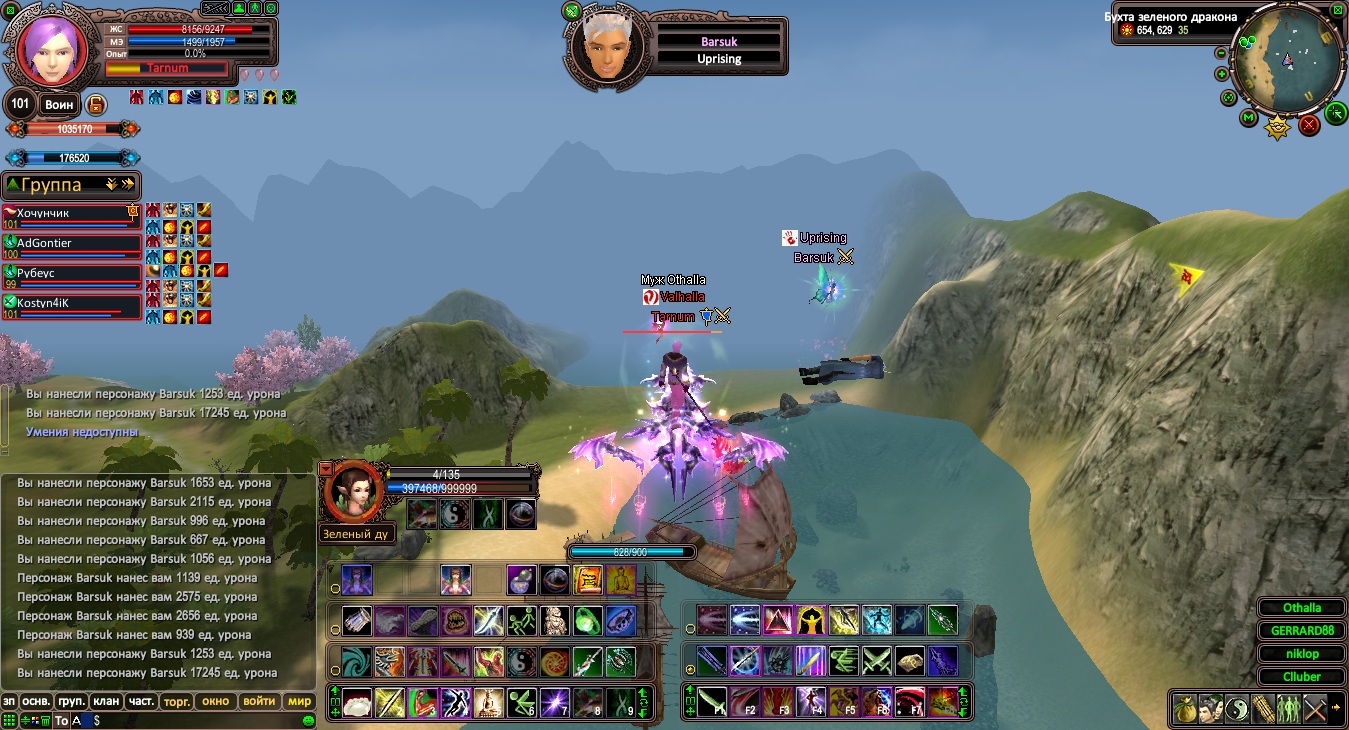 Perfect World , Виды джинов и их умения в MMORPG игре