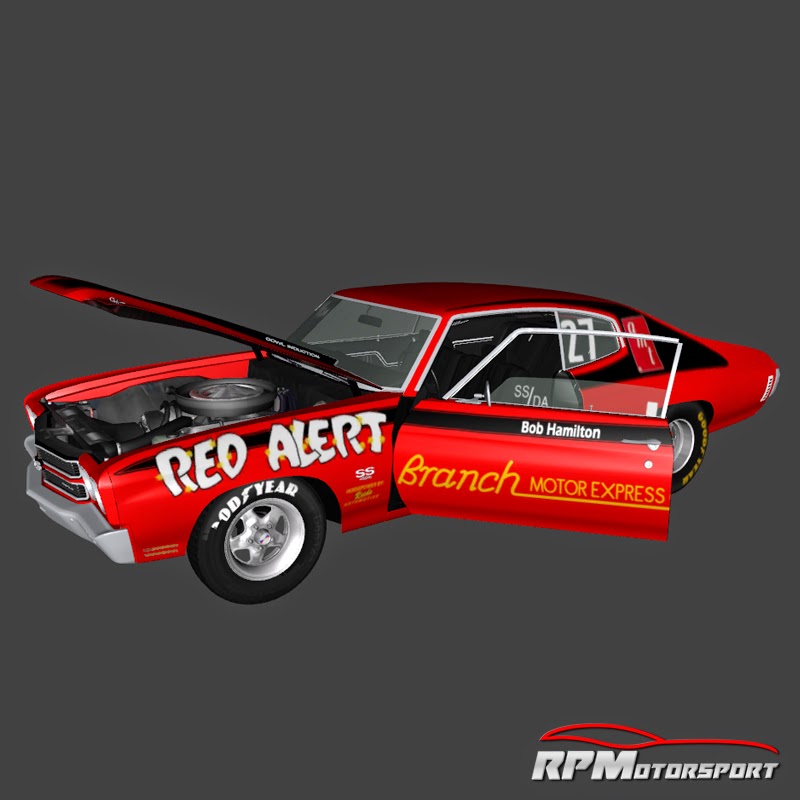 chevelle 1970 "red alert" imitacion