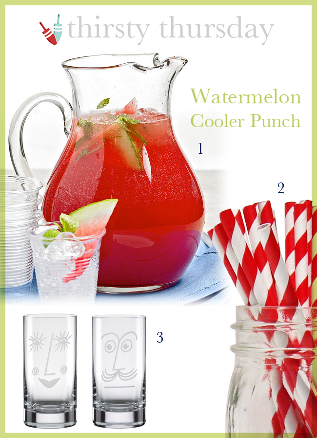 oh buoy boston: Thirsty Thursday - Watermelon Cooler Punch