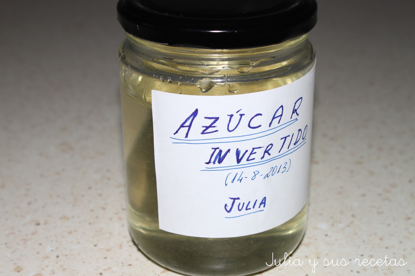JULIA Y SUS RECETAS: Azúcar invertido. Forma tradicional