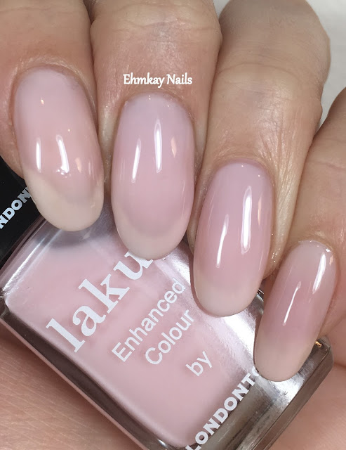 ehmkay nails: Londontown Londoner Love, Invisible Crown, and Smudge Fix