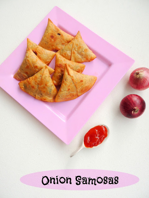 Priya's Versatile Recipes: Onion Samosas