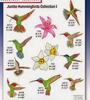 Dreams Free Embroidery: Hummingbirds Free Embroidery