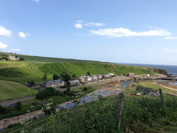 Bird of Creativity: Dunbeath Beach near Dunbeath Castle