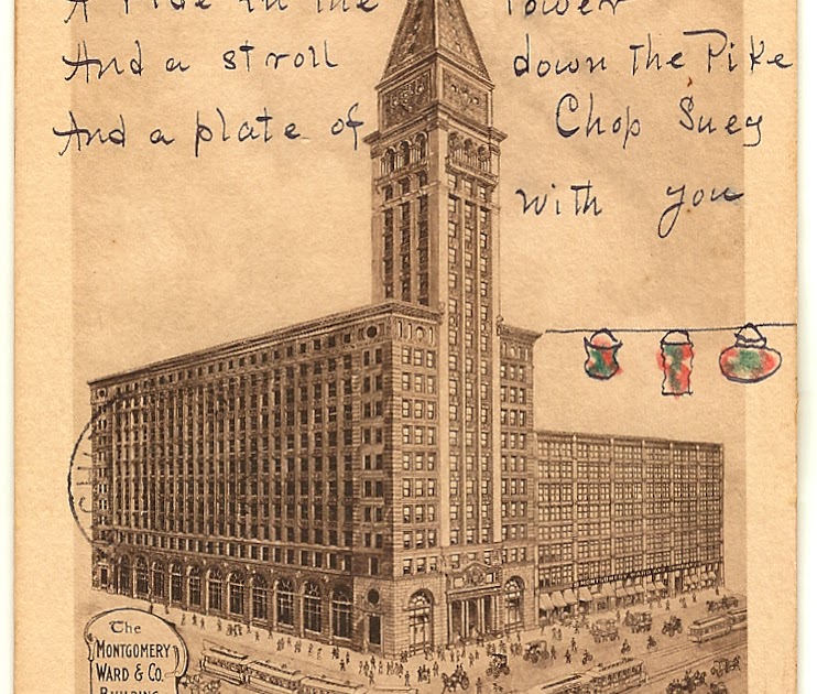 Nate's Nonsense: Montgomery Ward Building, Chicago, Illinois, 1906