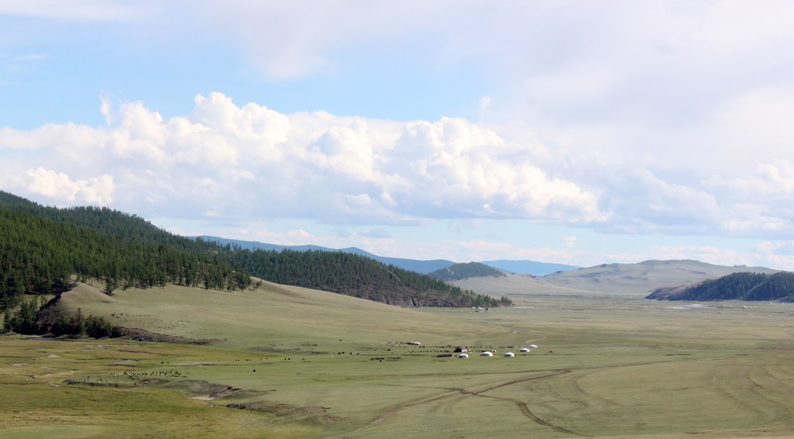 Musings in Mongolia: Clouds and countryside scenes