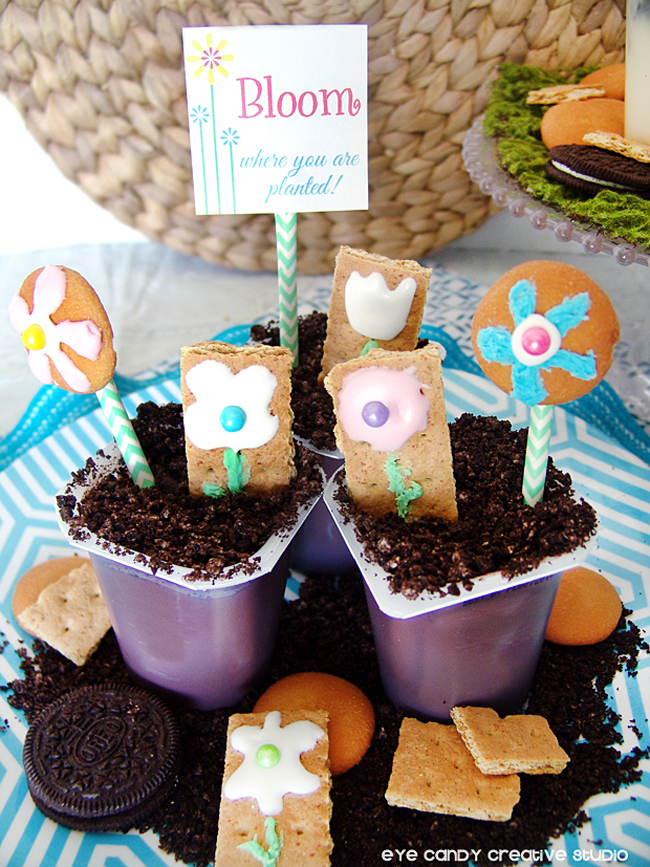 Eye Candy Creative Studio: FREEBIE :: Spring Bloom Pudding Cups