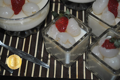 PATYSKITCHEN: SOYA BEANCURD LONGAN PUDDING