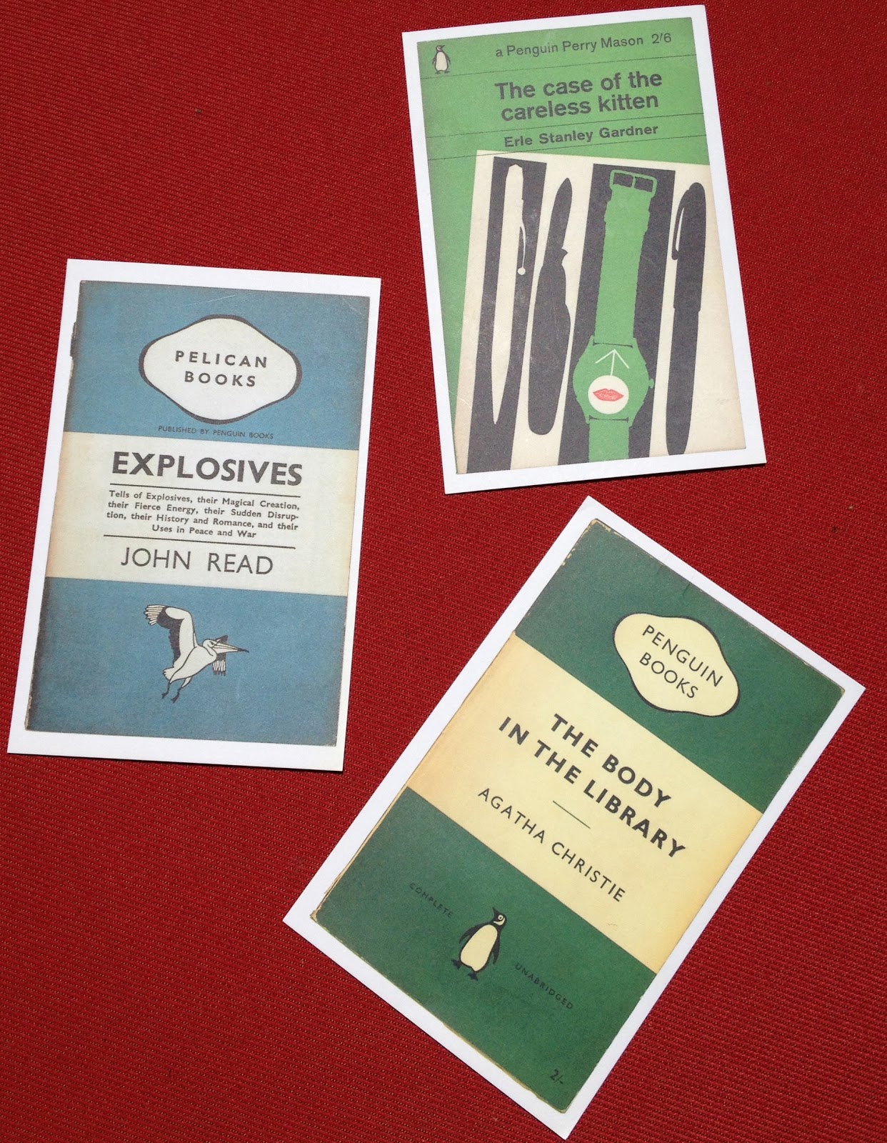 Mystery Playground: Penguin Paperback Cover Post Cards