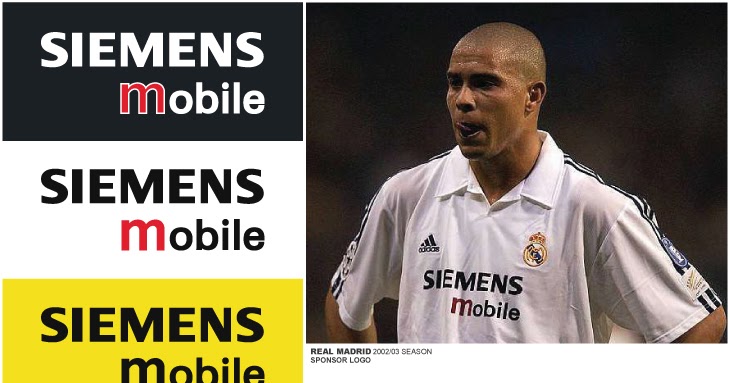Football teams shirt and kits fan: Real Madrid Siemens Mobile Logo