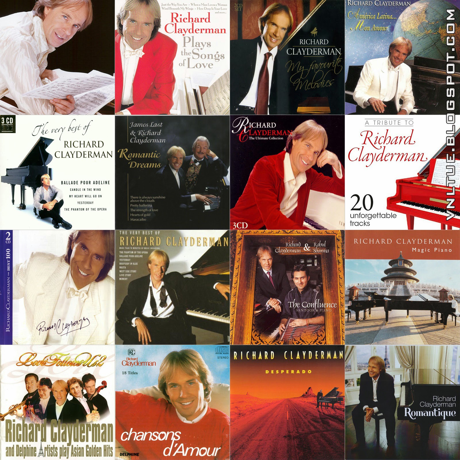 [Piano, New Age, Classical] Richard Clayderman - Collection (1982-2013 ...