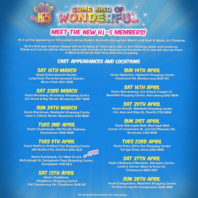 Twinnie World: Hi-5: 'Some Kind of Wonderful' Movie
