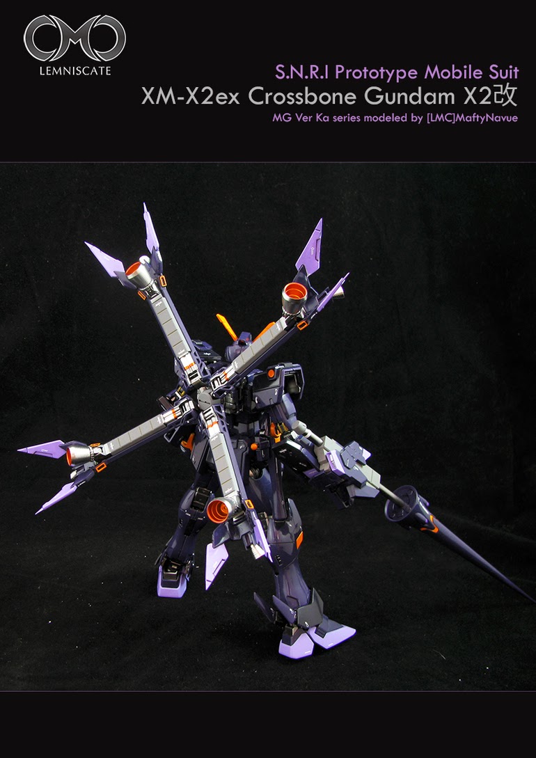 MG 1/100 Gundam Crossbone X2 Ver Ka - Custom Build - Gundam Kits ...