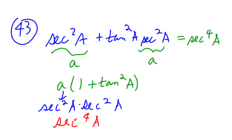 Mr. J.'s Math Classes: M4 Pythagorean Identities Proofs Part2