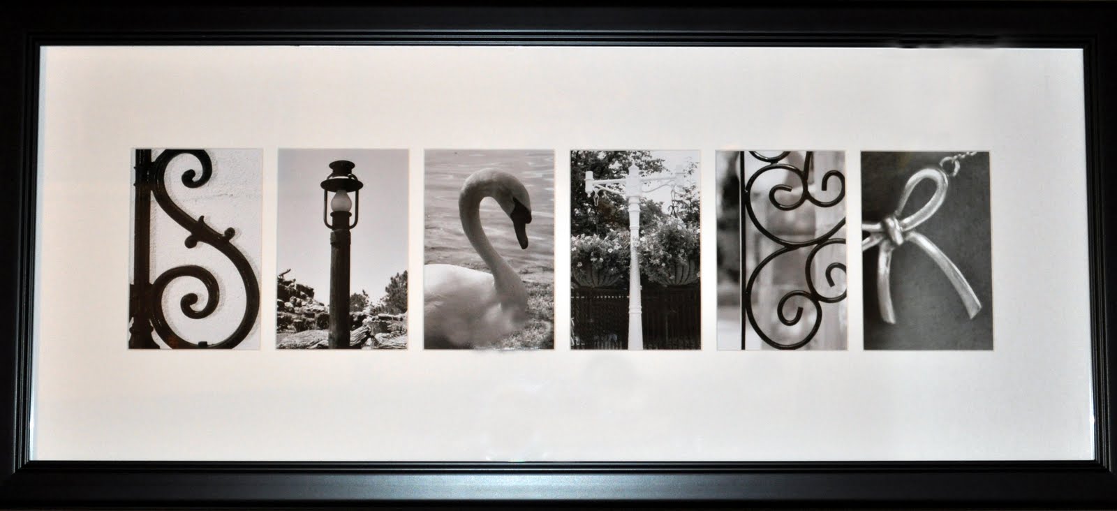 Framed Letter Art