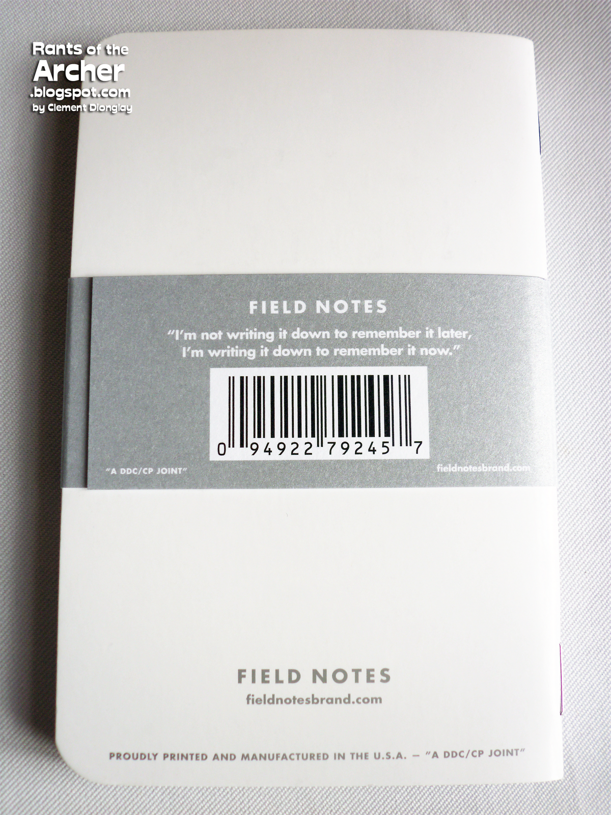 Notebook Review: The Northerly by Field Notes | Rants of The Archer