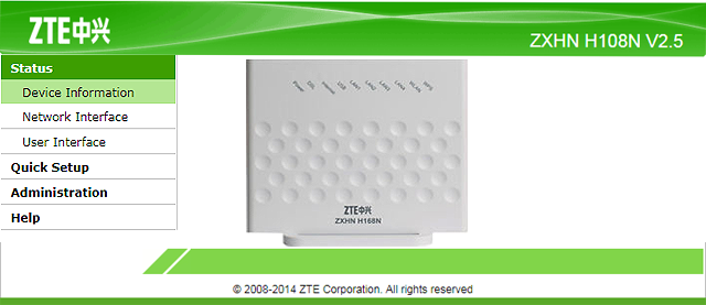 Como Entrar a La Configuración Del Modem+Wifi ZTE ZXHN H108N de CANTV