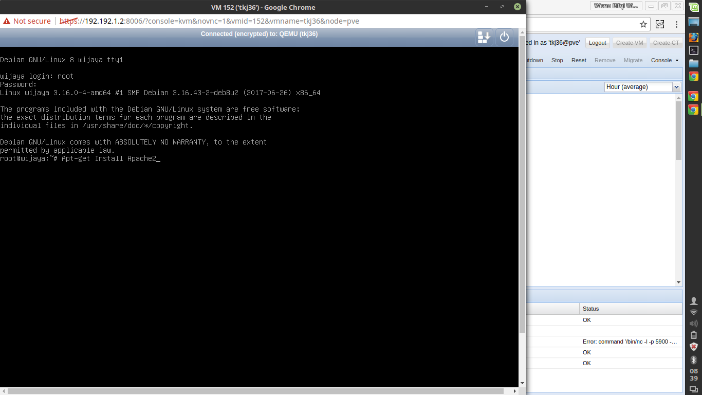 Installasi Webserver Apache2 Debian 8 Belajar It