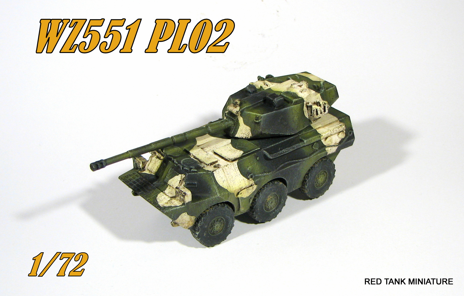 Gulumik Military Models: WZ551 PL02 105mm 1/72