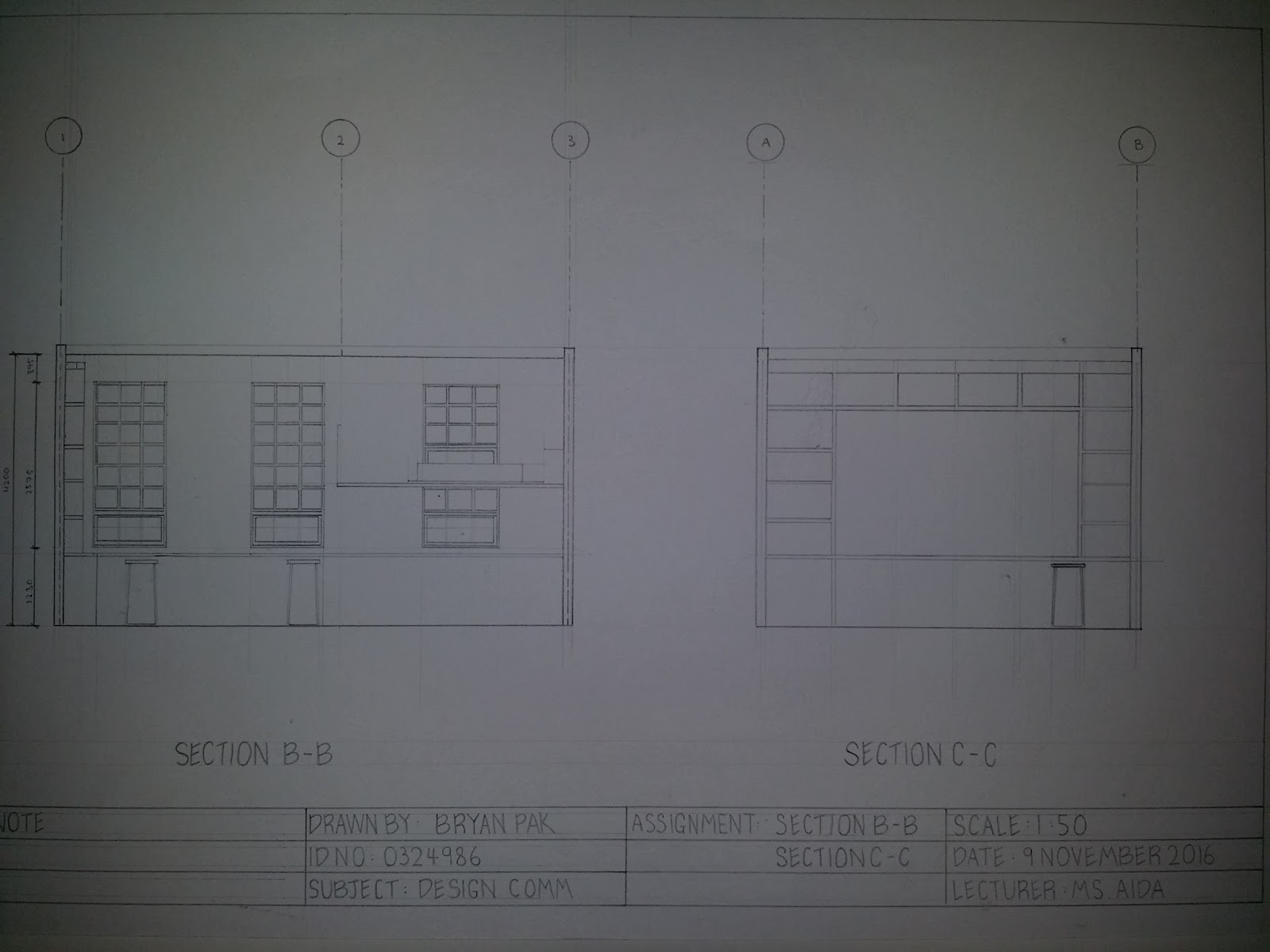 Orthographic Projection: Model House