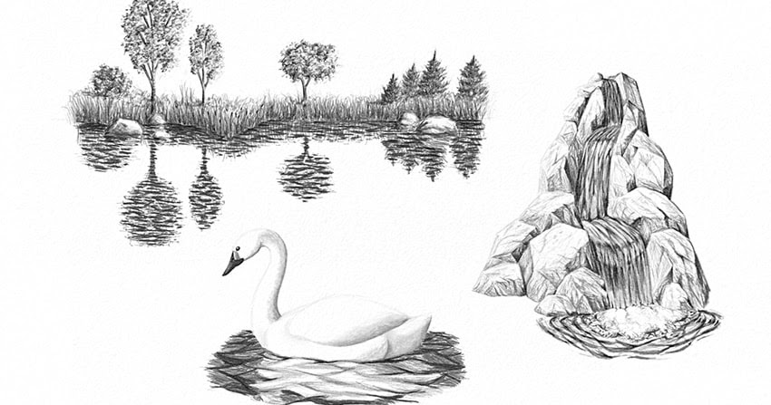 How to Draw Water in Nature - ETEDesign