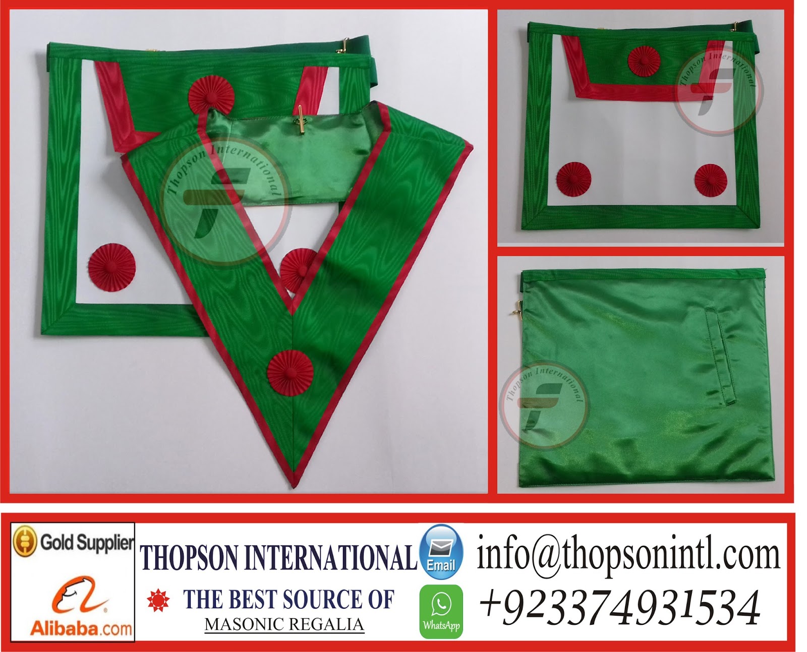 Masonic Regalia thopson: Knight Templar Alms Bag