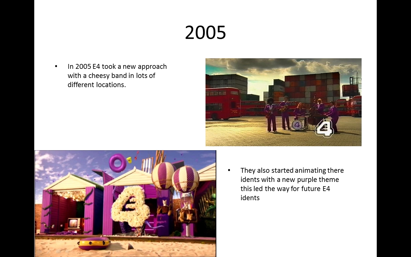 Joe's media work: Ident for Television