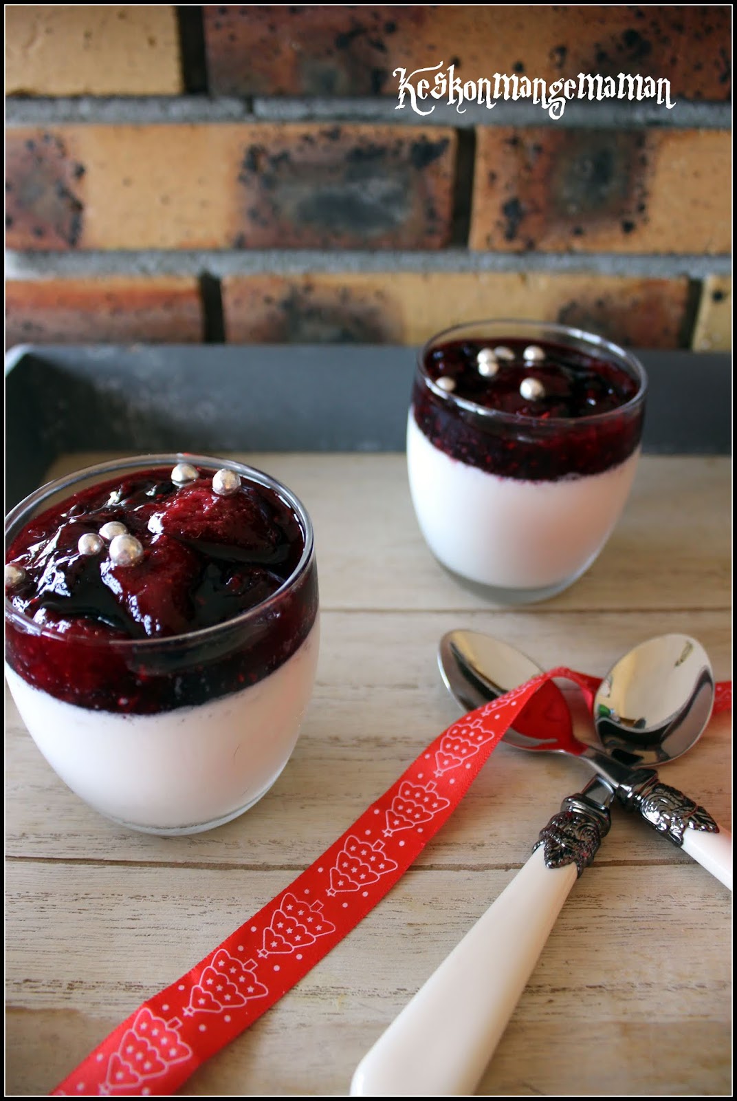 Keskonmangemaman?: Menu de fête à petit prix , dessert , panna cotta ...