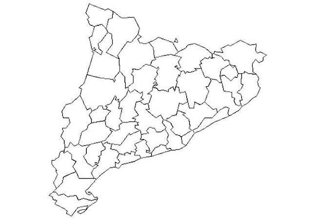 INFORMACION A.P.A.: GEOGRAFIA: mapes de les comarques de Catalunya