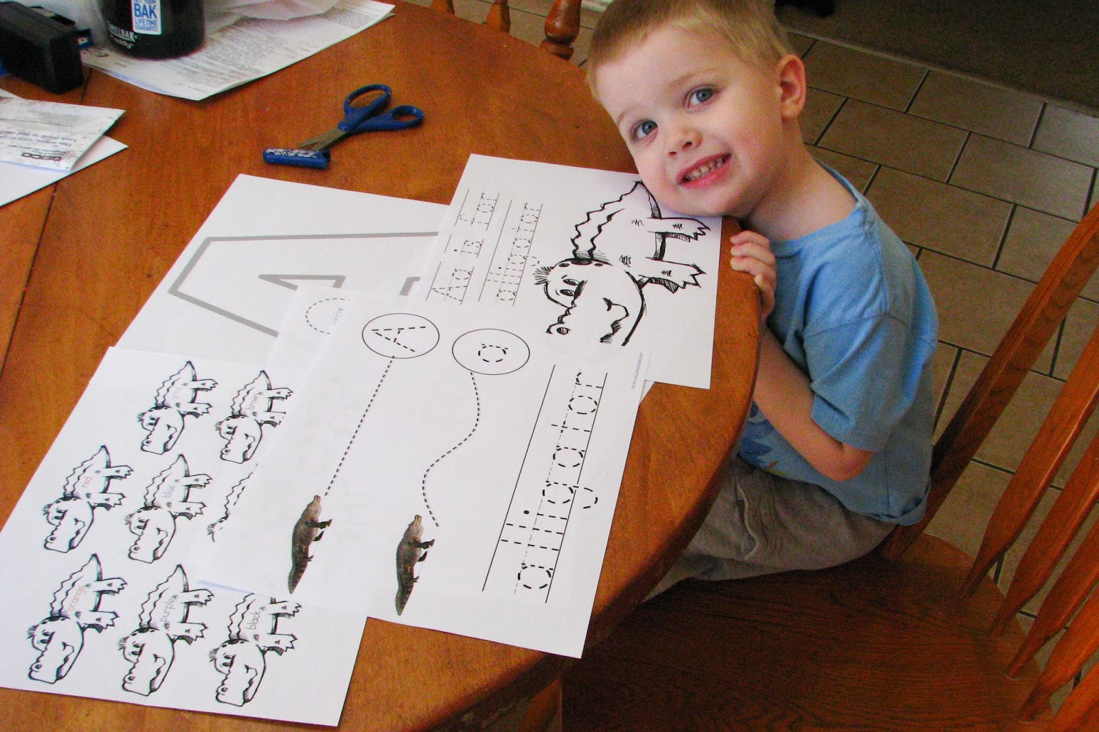 Mommy's Little Helper: Letter A/Alligator