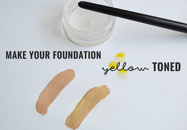 Make Your Foundation YELLOW Toned | DIY | Clumsy Agenda