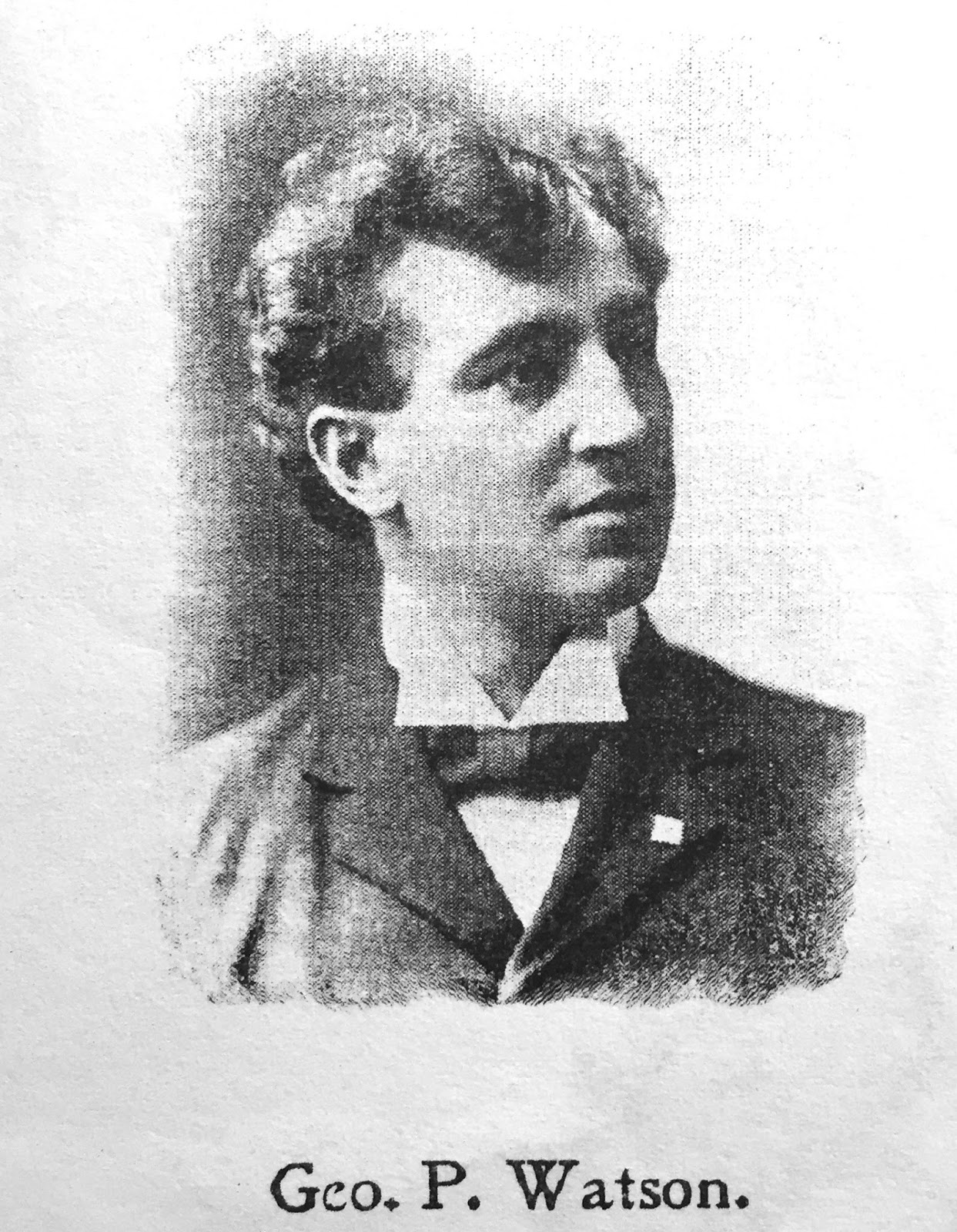 R. S. Baker's antique record blog: Character studies-- George P. Watson ...