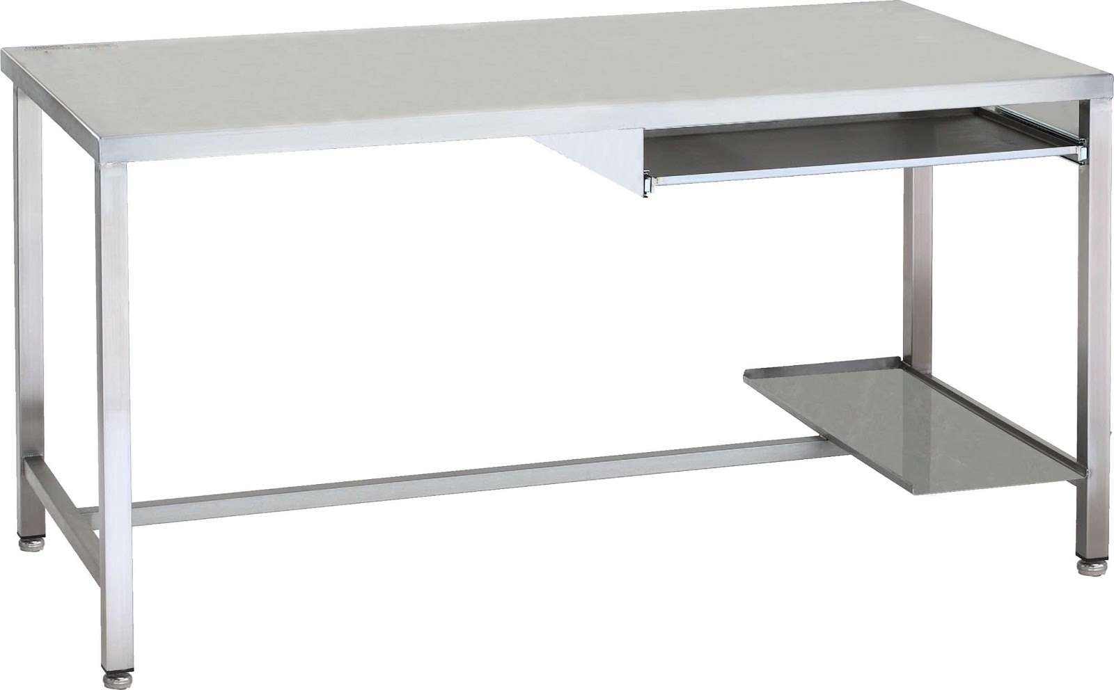 Meja kerja stainless (Stainless steel computer desk) - Refrensi Produk ...