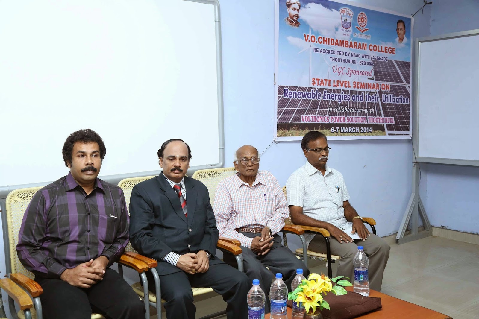 V O Chidambaram College: UGC Sponsored State Level Seminar on Renewable ...