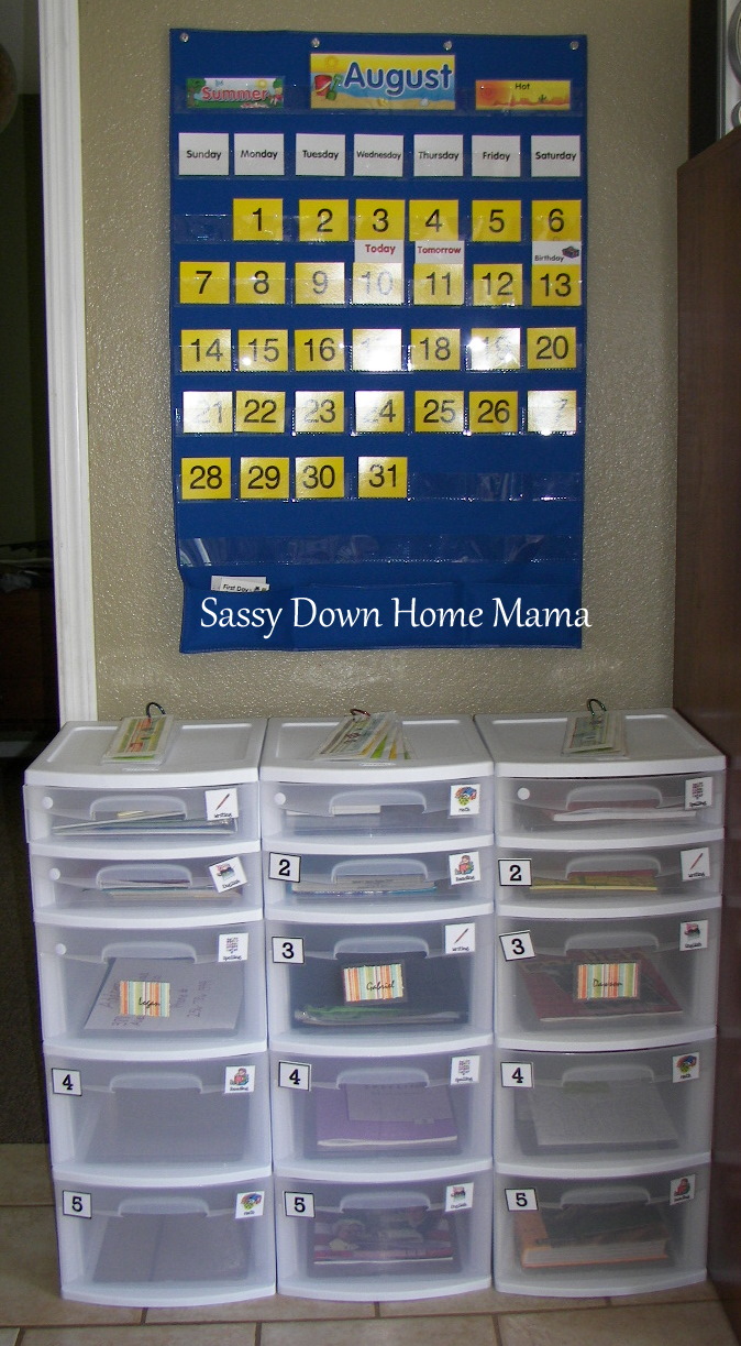 Sassy Down Home Mama: Our Version of The Workbox System