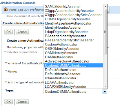 Chintan Shah's Blog: Weblogic Custom Authentication #1