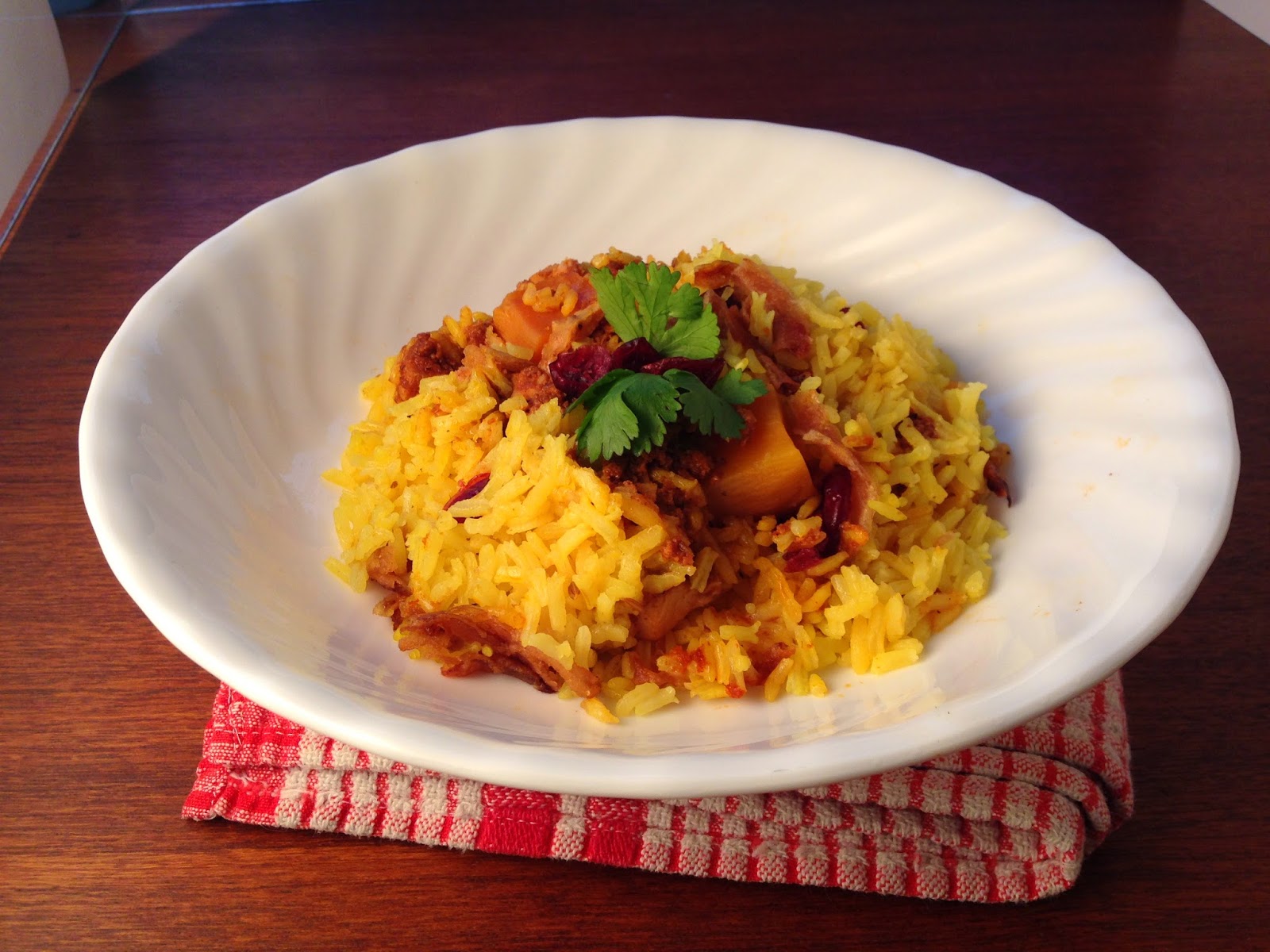 The Globe on my Plate: Thanksgiving leftovers: Turkey Biryani