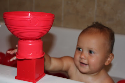 Play At Home Mom LLC: Red Bath (Infant Play)