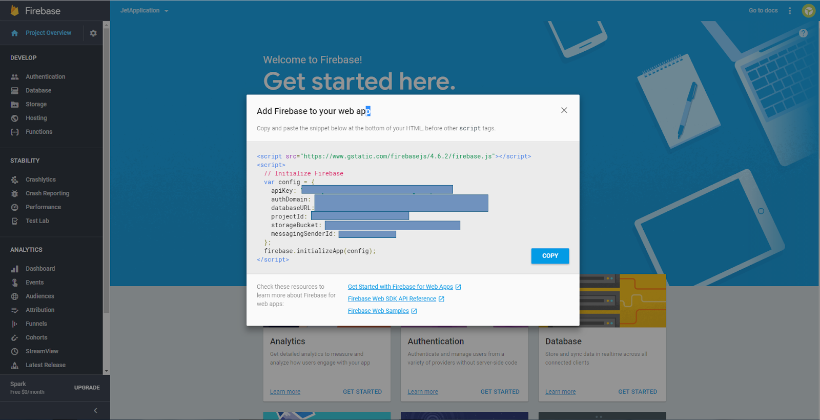 Oracle JET with Firebase Realtime Database (Part 1)