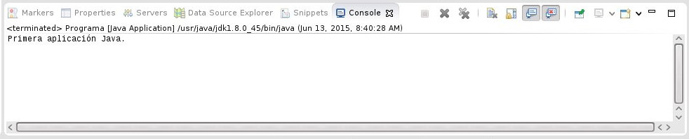 Tutoriales Java SE: Tutorial 02 - Desarrollo de una aplicación Java con Eclipse