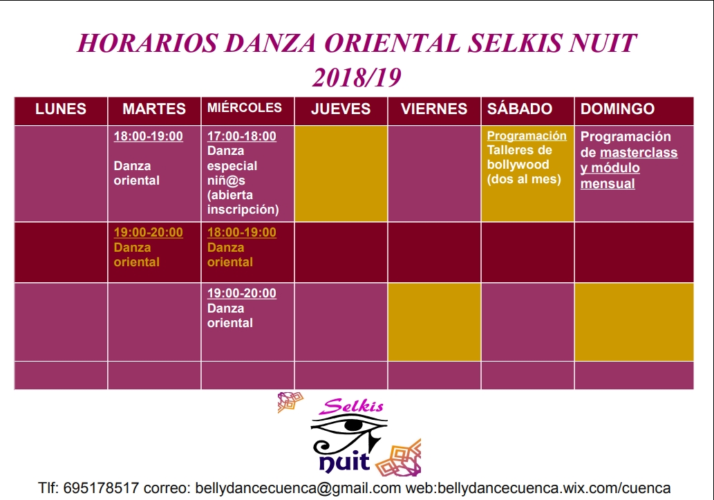 Danza Oriental Selkis Nuit Cuenca